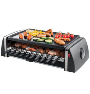 מנגל חשמלי משולב פלנצ'ה ושיפודים - קוק שופ